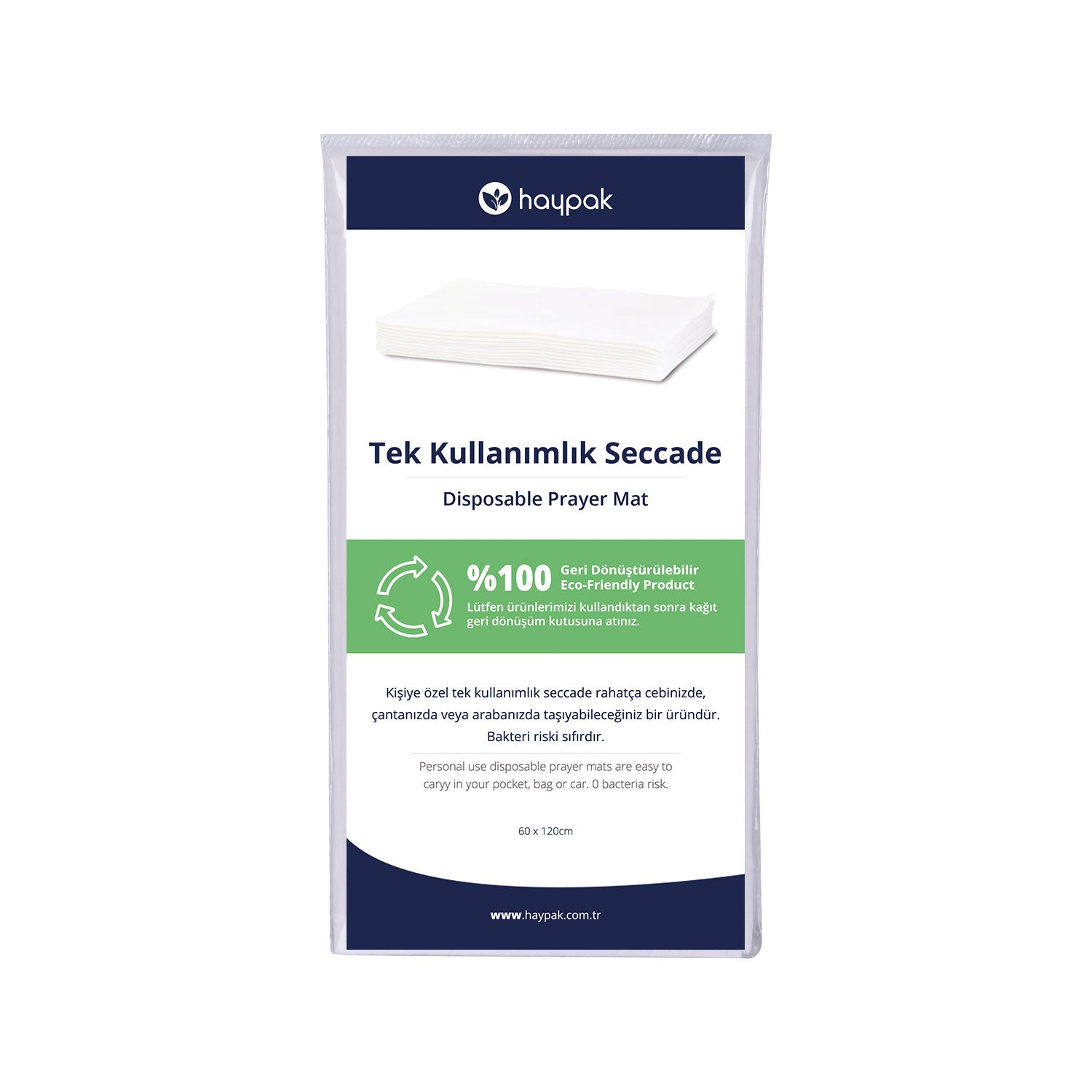 Disposable prayer mat - 250 pcs – Haypak